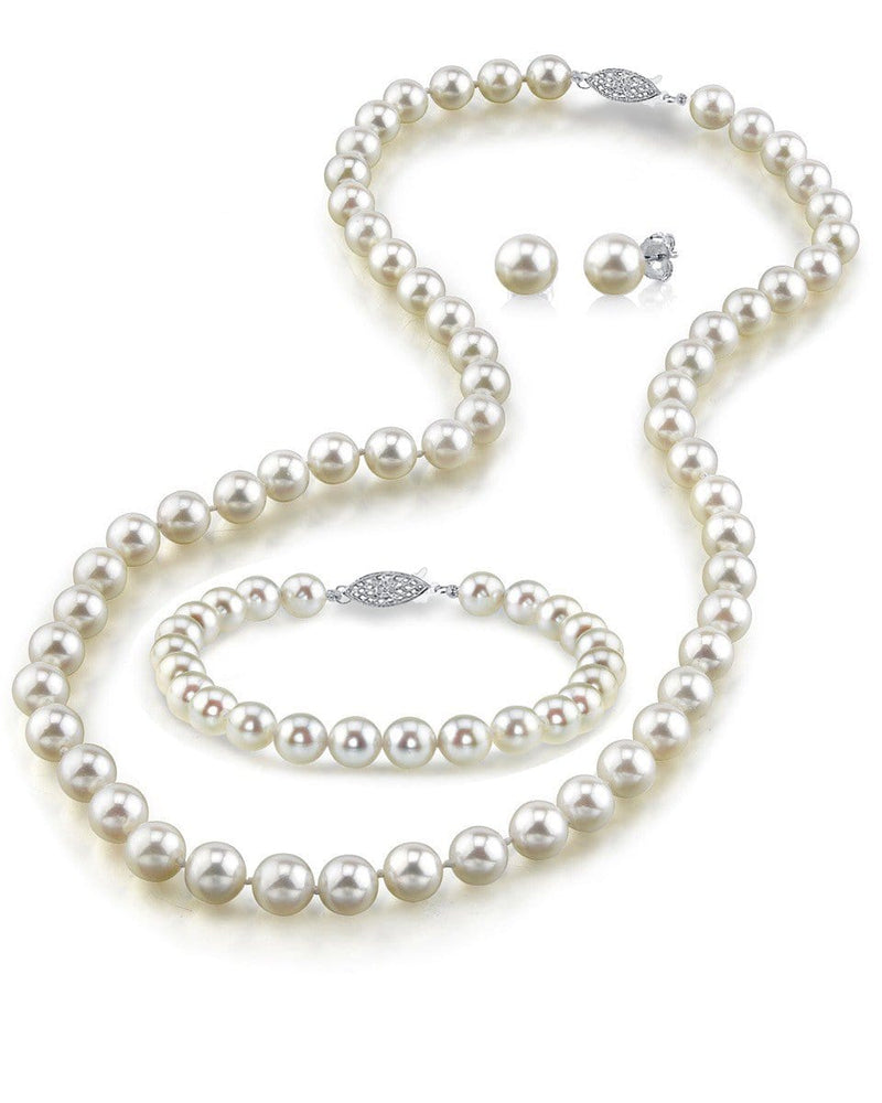 White Pearl Jewelry Sets - Pure Pearls